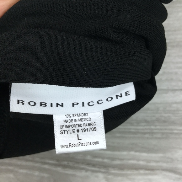 Robin Piccone | Swim | Robin Piccone Black Knot Front Swim Top | Poshmark